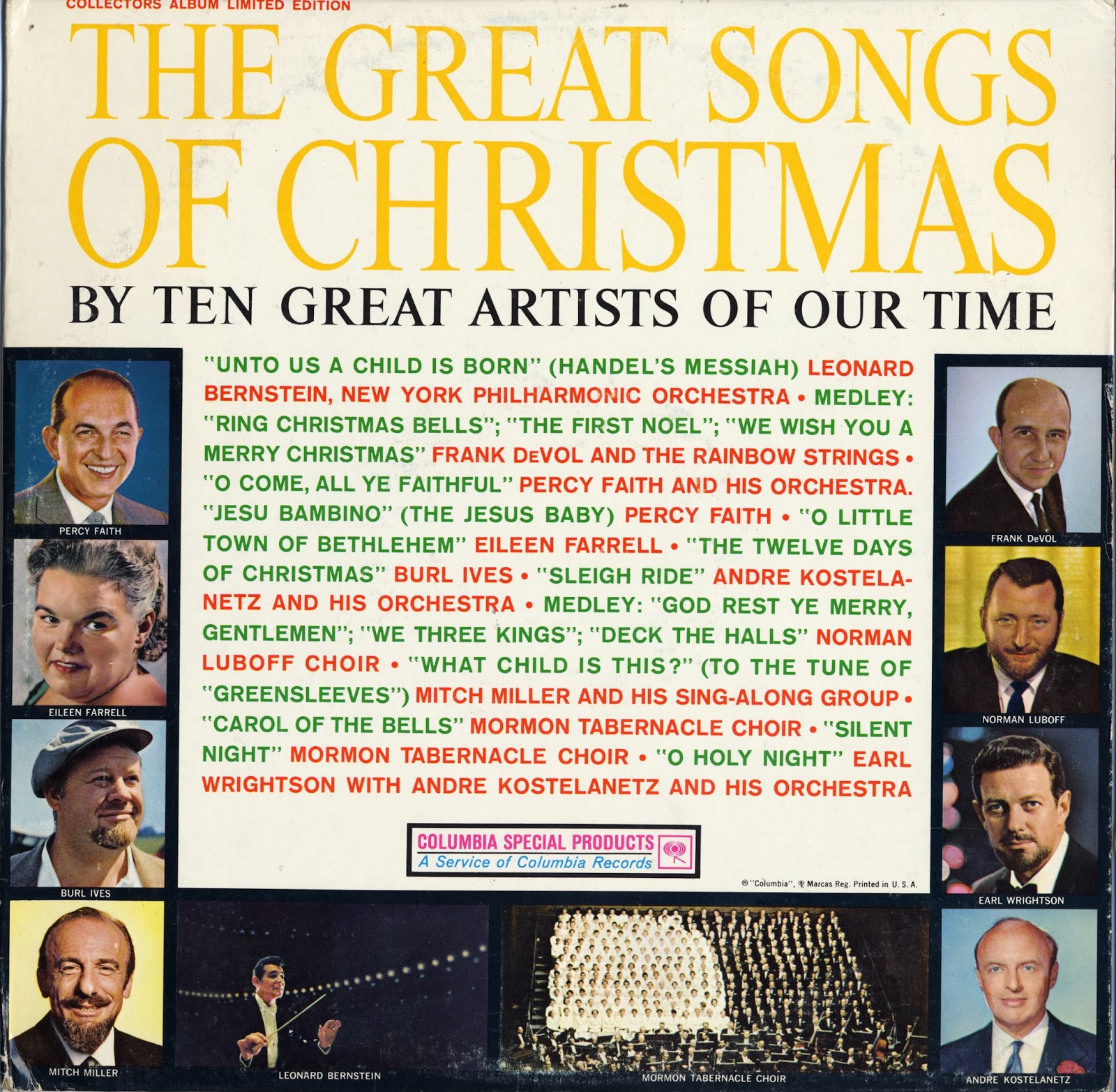 History's Dumpster: The Great Songs Of Christmas (The Goodyear ...