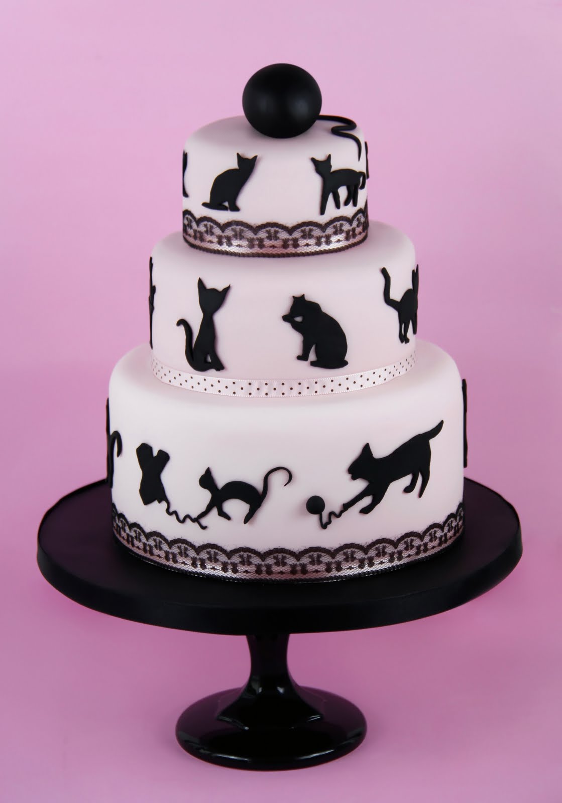 Imagenes de tortas decoradas con gatos - Imagui