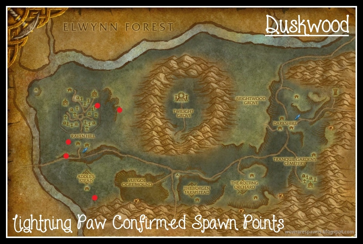 WoW Rare Spawns: Lightning Paw - New Spirit Beast (Fox)