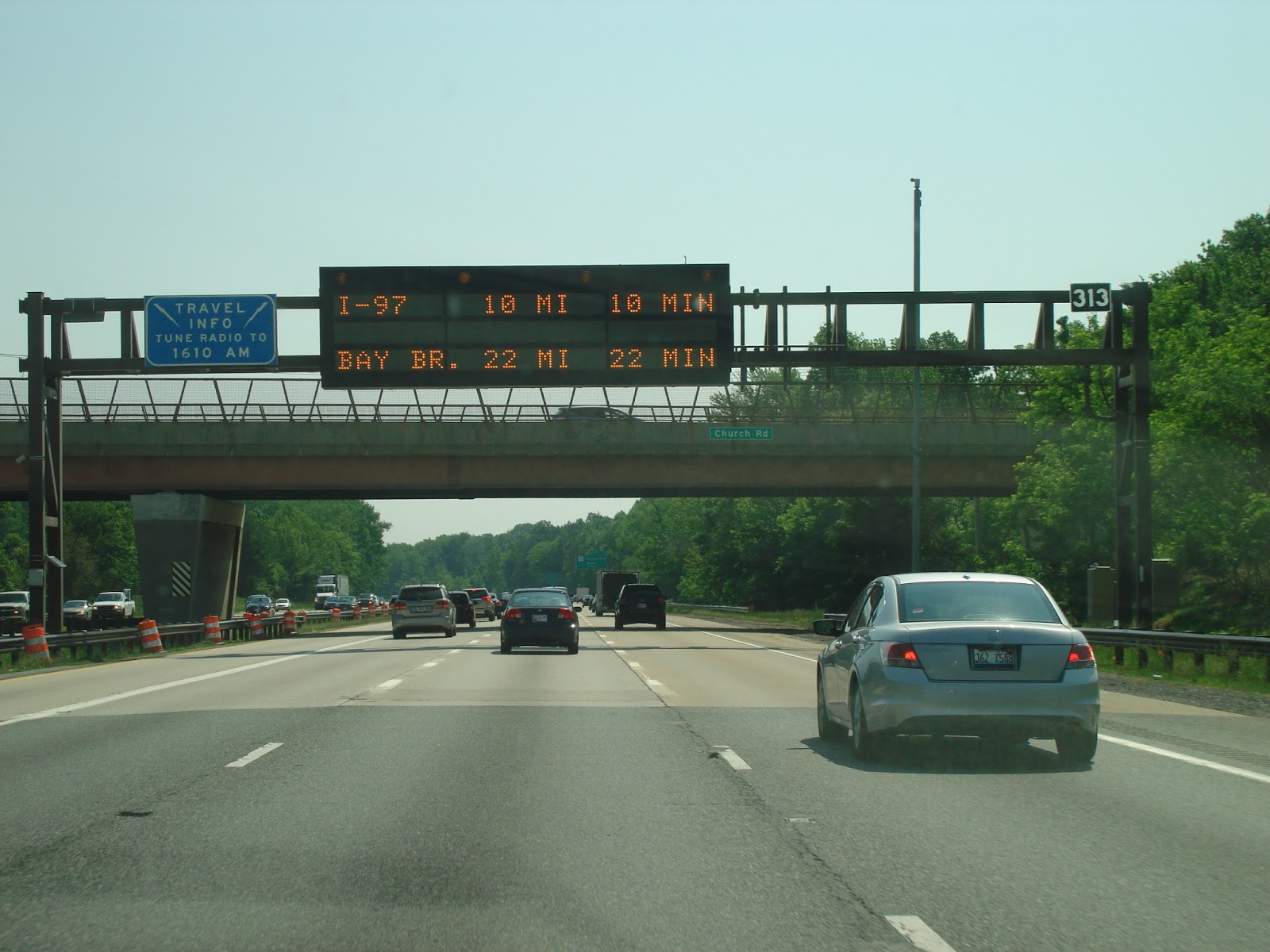Luke's Signs: Interstate 95/Interstate 495 & Rt. 50 - Maryland
