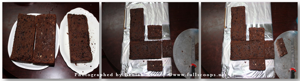 How to make number 4 birthday cake ~ Full Scoops - A food blog with ...