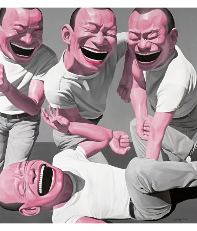 loveisspeed.......: Yue Minjun paintings...