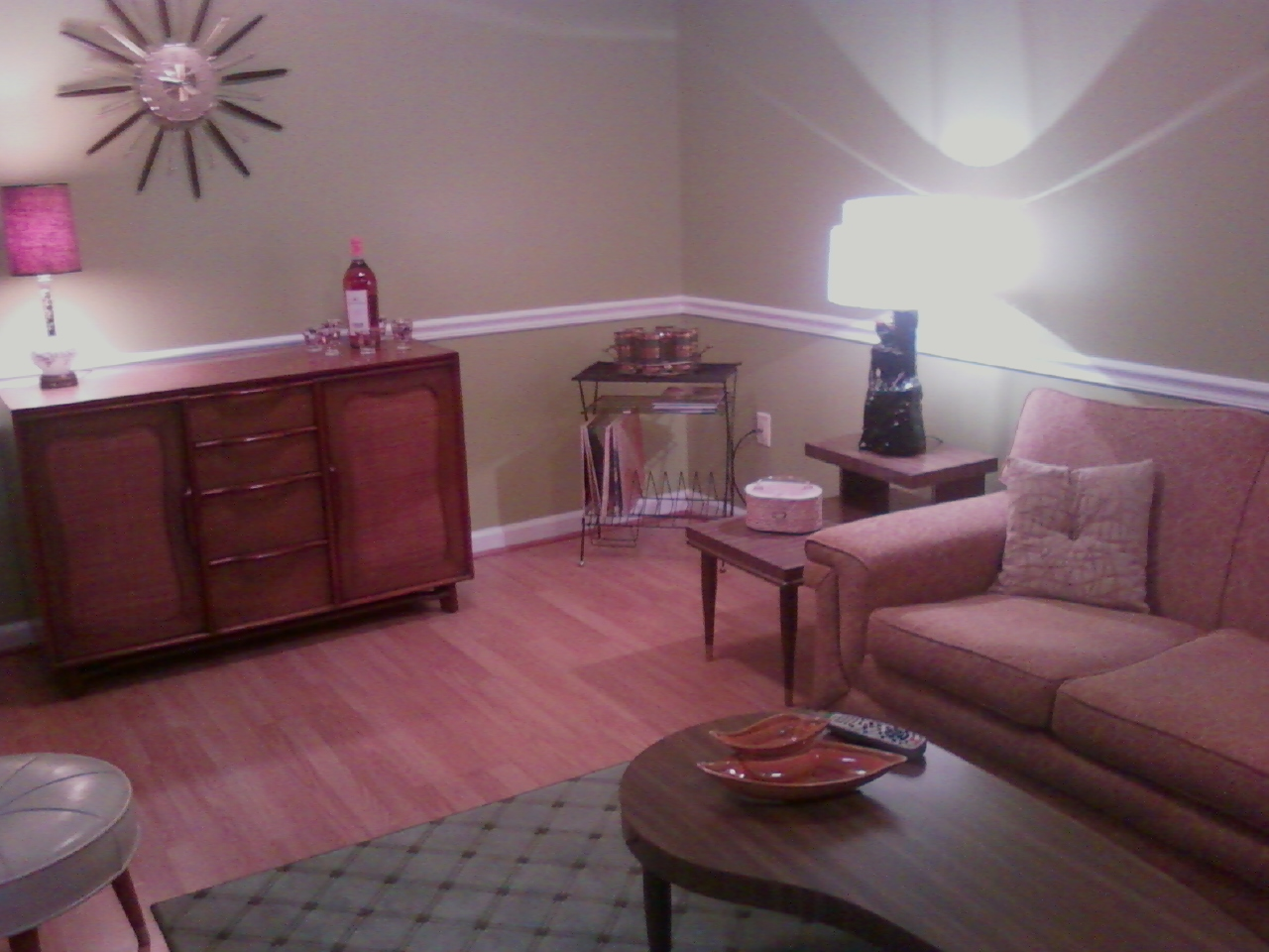 The Pink Retro Powder Room