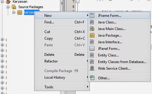 Cara Membuat Aplikasi Data Karyawan di Java | Roni Suryadi