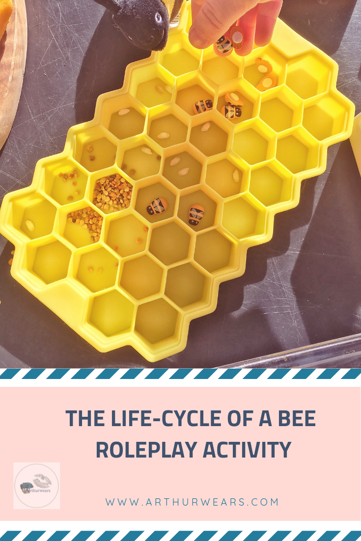 Arthurwears: Honey Bees tuff tray activities - learning through play