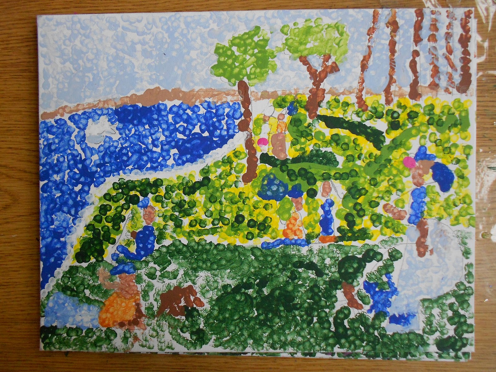 Learn, Explore, Create: 1st Grade George Seurat Paintings