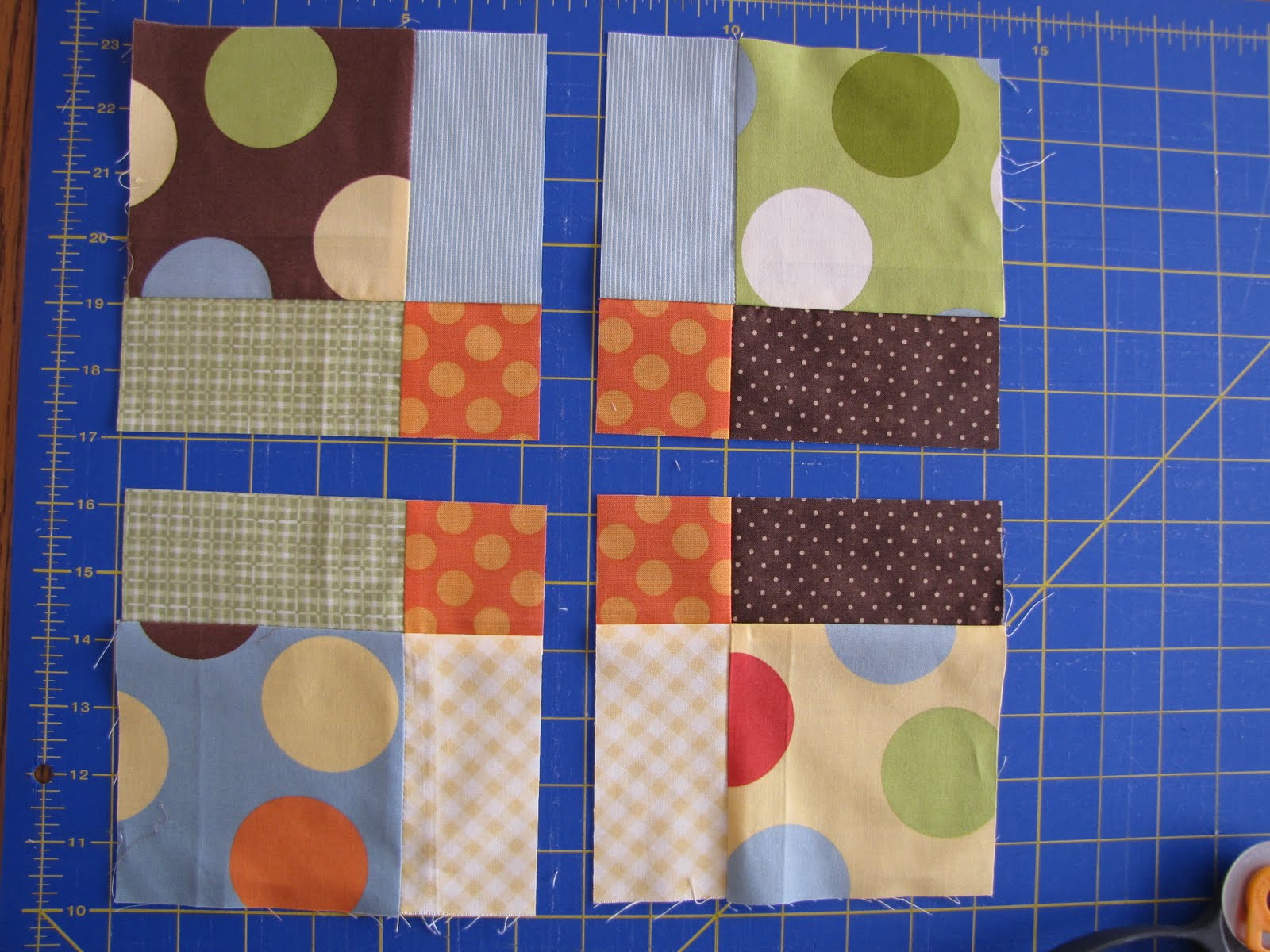 Granny Ann's: Split 9-Patch Quilt