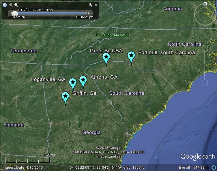 The Latest Worldwide Meteor/Meteorite News: GA SC Daytime Fireball ...