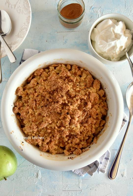 Pepi's kitchen in english: Easy Apple Crumble