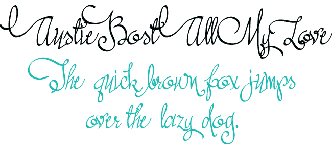 13 Free Swirly Fonts | i should be mopping the floor