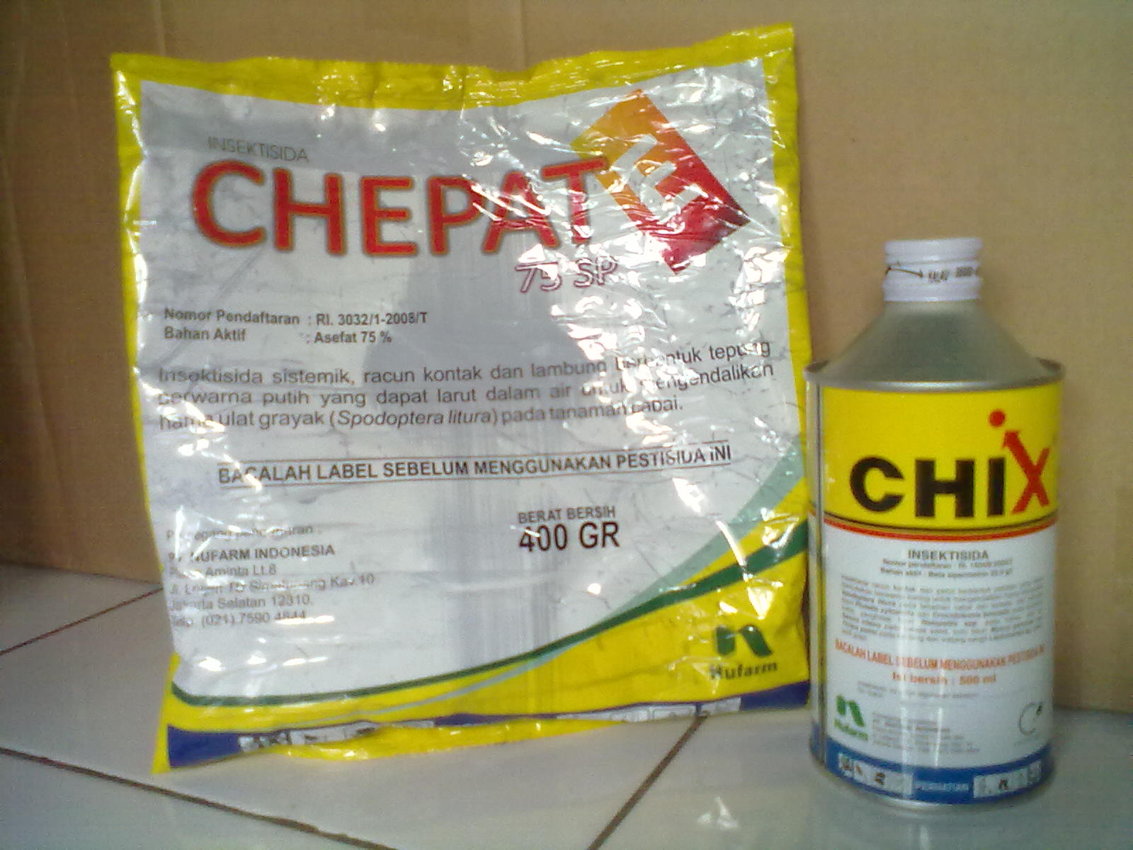 ULAT KANTONG: Insektisida