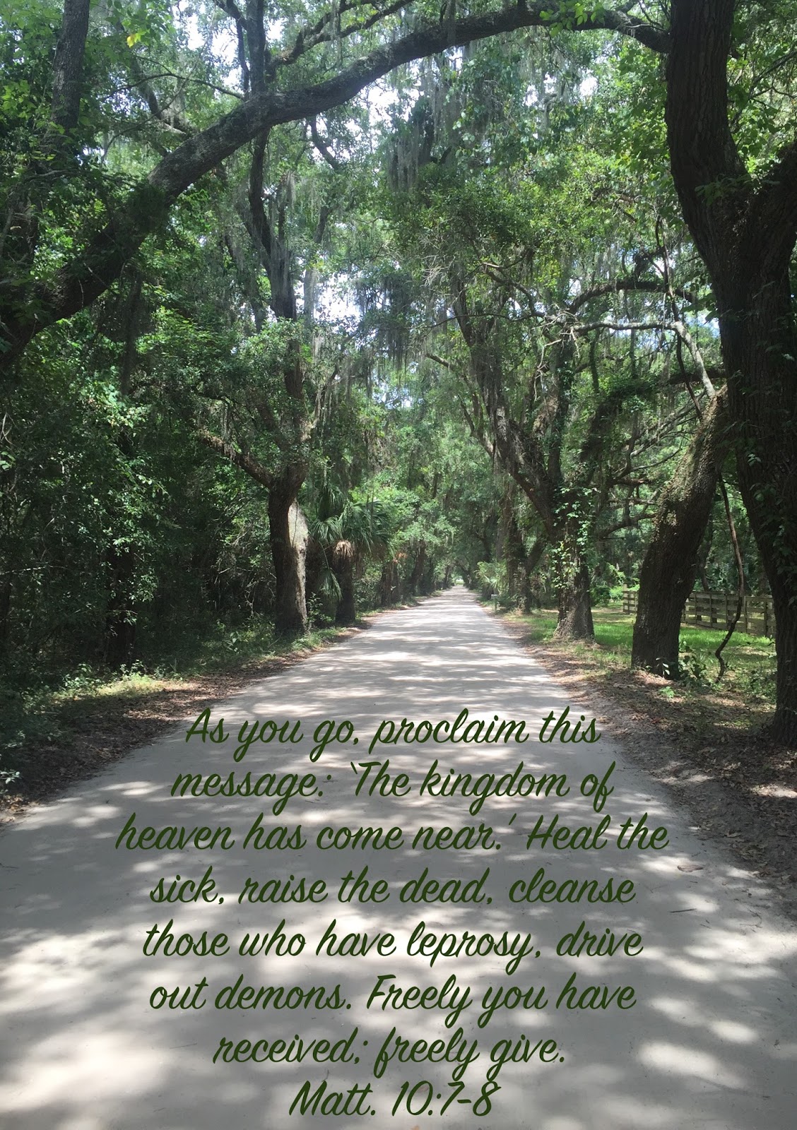 My Strength: Matthew 10:7-8 - "God of Wonders"