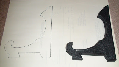 Inconspicuously Crafty!: Little Plate Stand