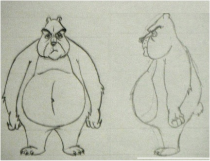 Joel Clough's Animation projects: Bear Character Model Sheet