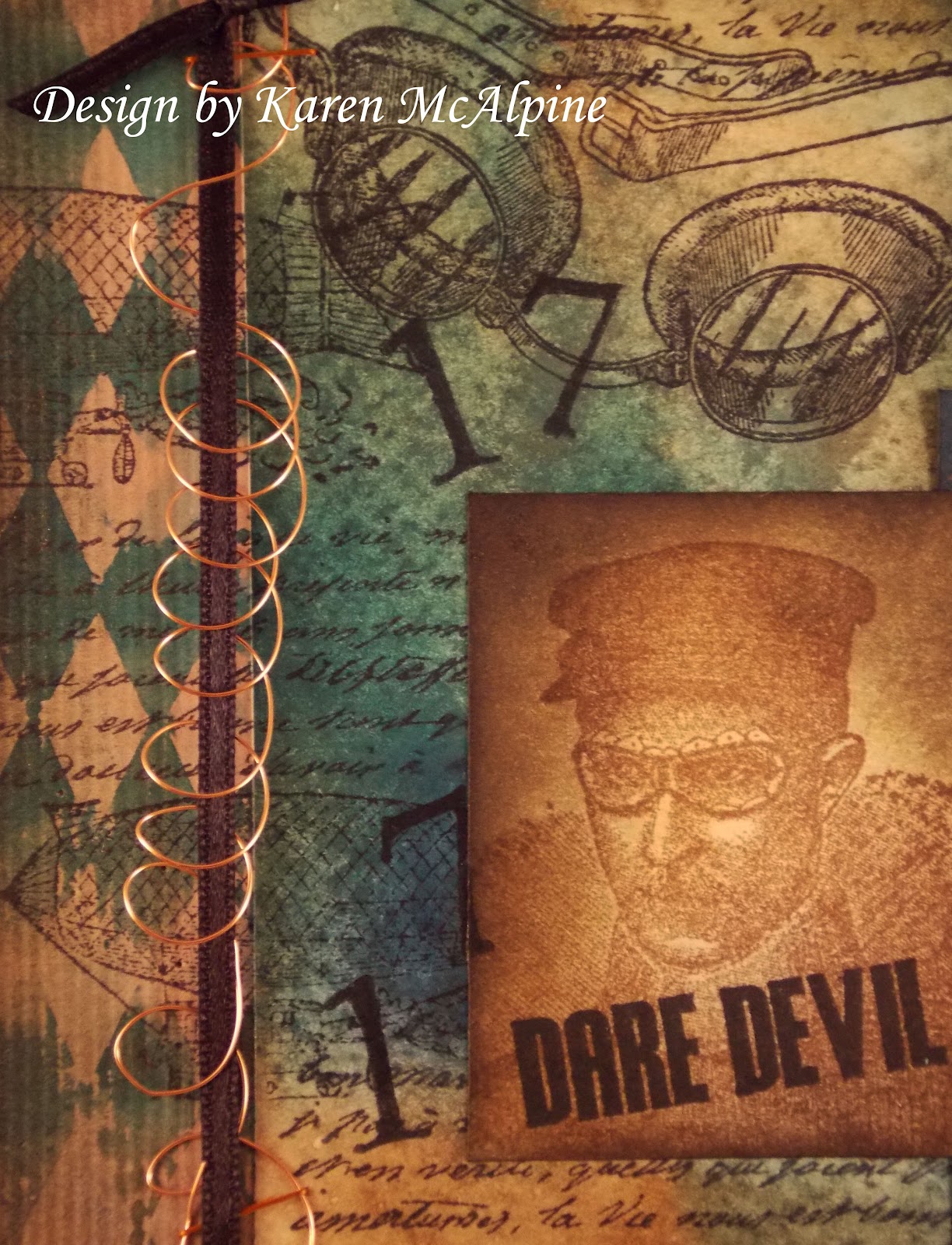 Dreaming and Creating: Dare Devil Steampunk Card