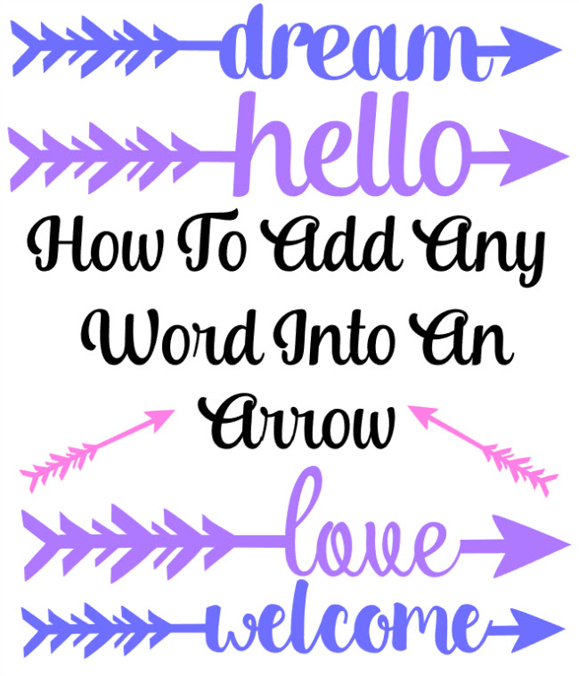 How to Add Any Word to an Arrow in Silhouette Studio - Silhouette School