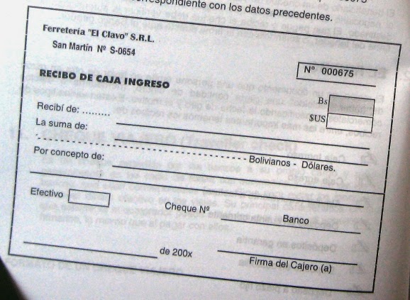 Practicas de Recibos (I) | FINANZAS y CONTABILIDAD