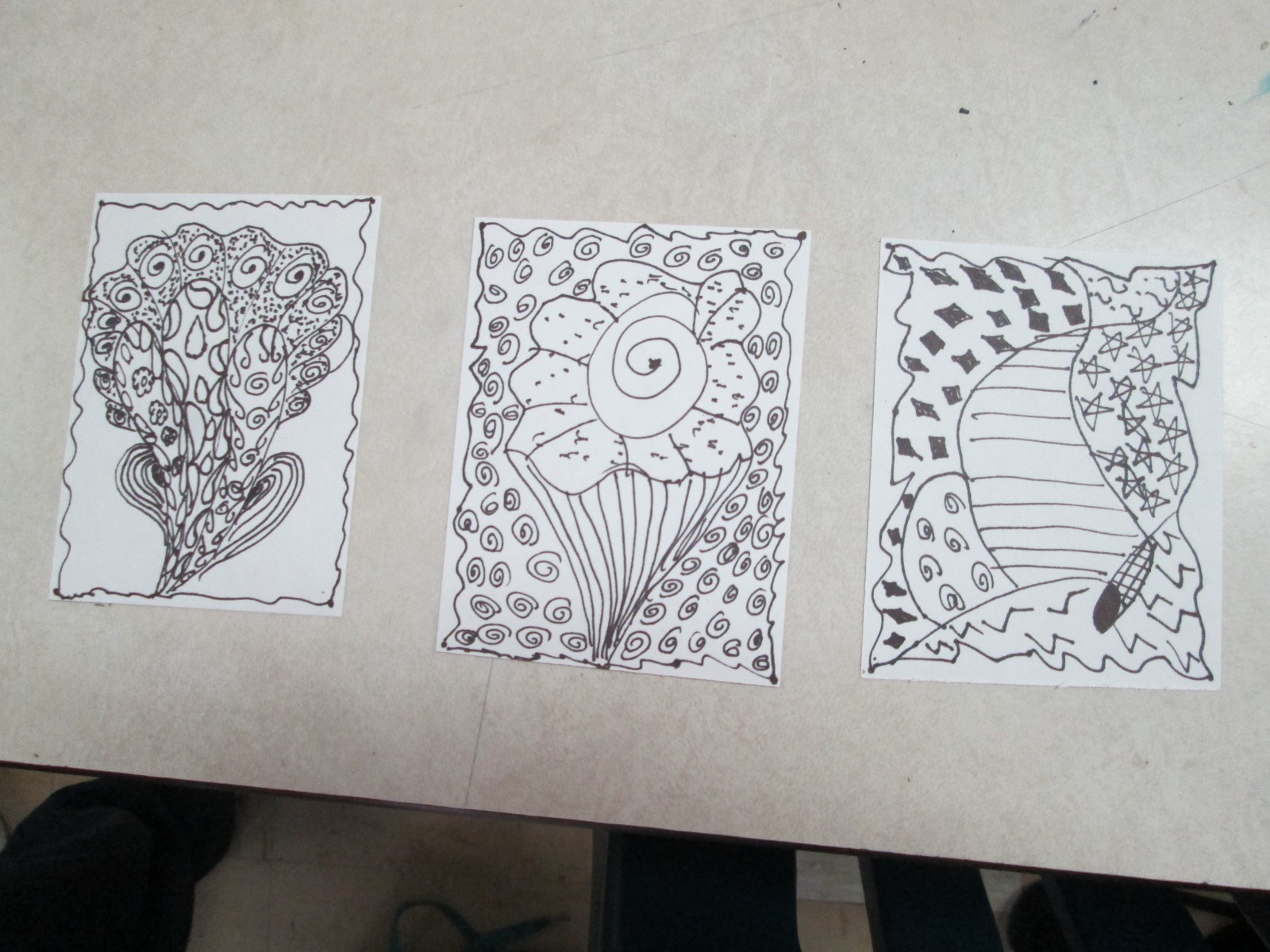 Art With A Smile: Mounce's 3rd Grade Incredible Zentangle Designs