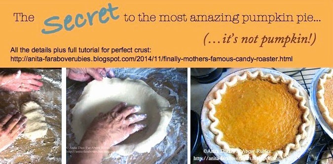 Finally - Mother's famous candy roaster pie with grandmother's perfect ...