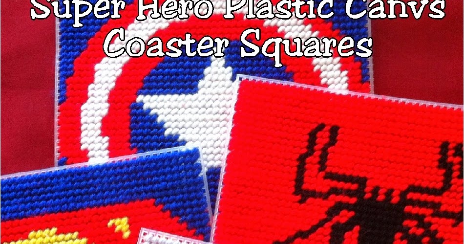 DIY Party Mom: Super Hero Coaster Plastic Canvas Pattern