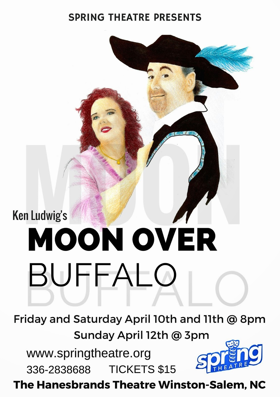 The YES! Weekly Blog: SPRING THEATRE PRESENTS: MOON OVER BUFFALO
