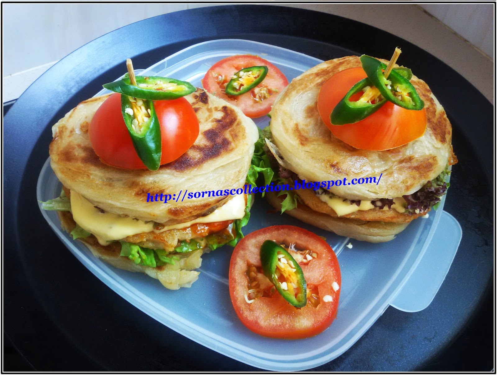 My Recipes: PARATHA BURGER