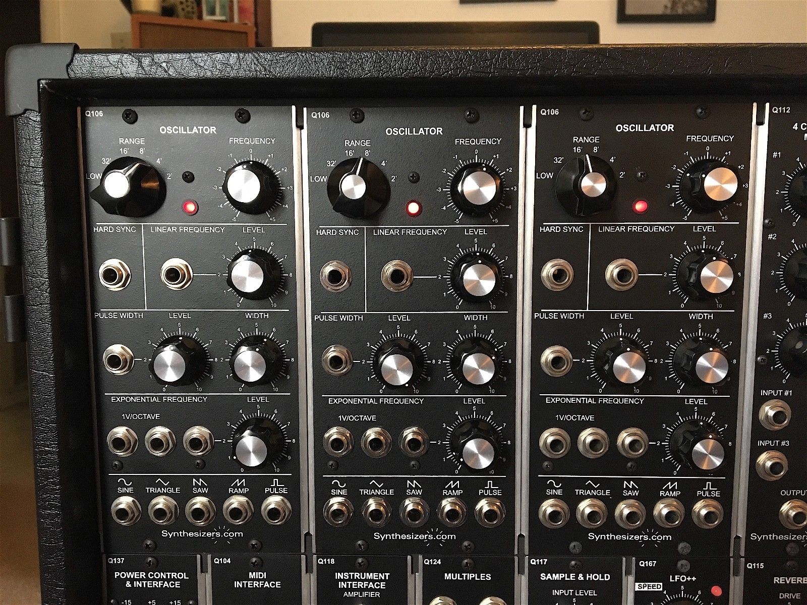 MATRIXSYNTH: SYNTHESIZERS.COM PORTABLE 22 MODULAR ANALOG SYNTH W/ XTRA ...