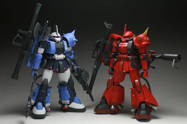 HGUC 1/144 Zaku II Johnny Ridden Custom Painted Build