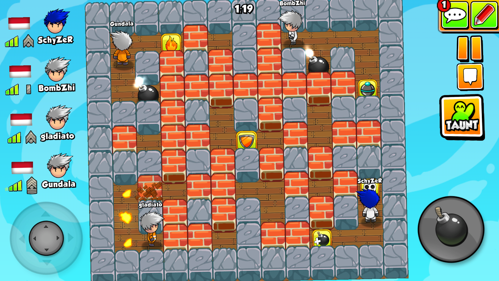 Junaedi Widjojo: Bomber Friends, Permainan Bomberman versi Android