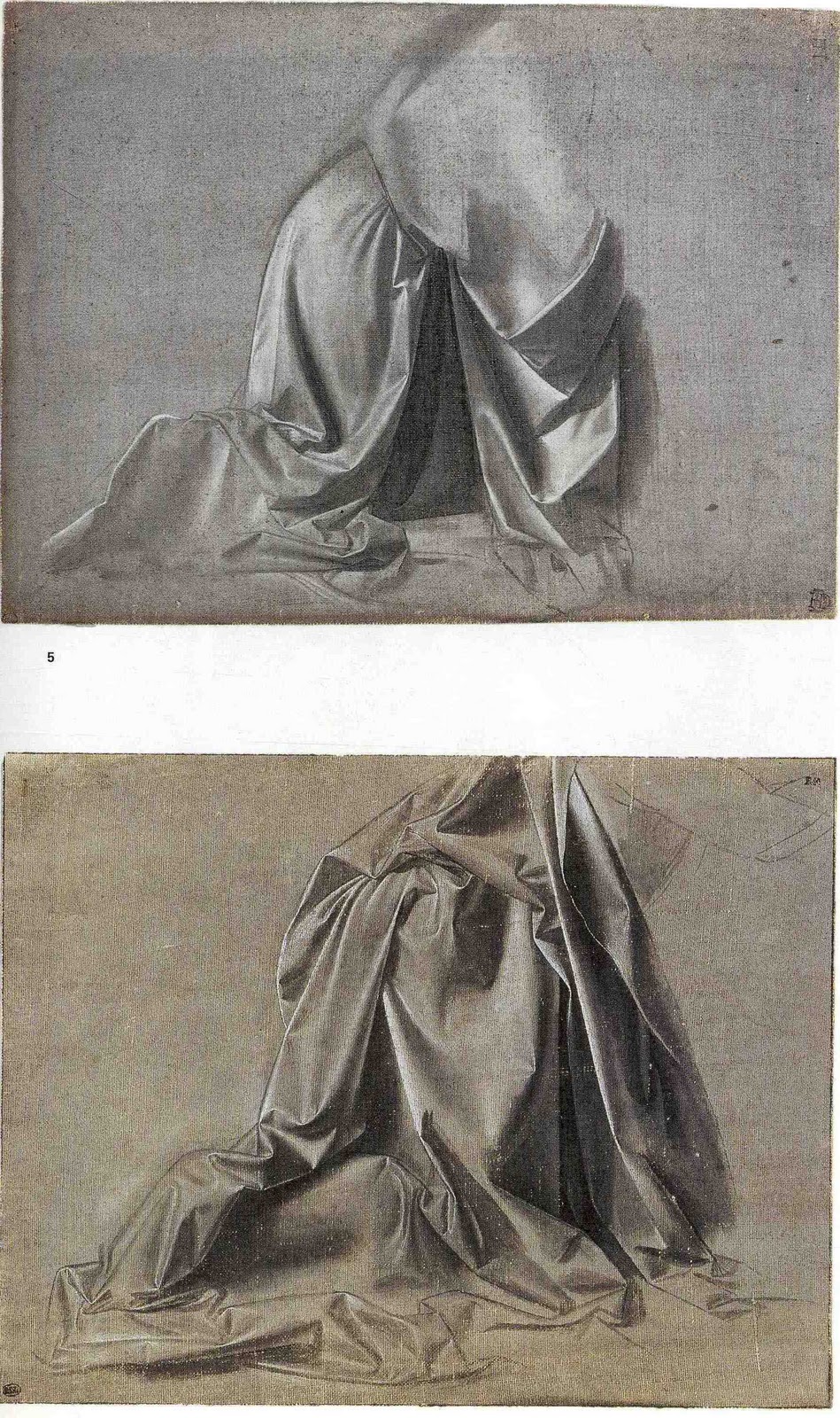 you are what you art: Leonardo's drapery studies