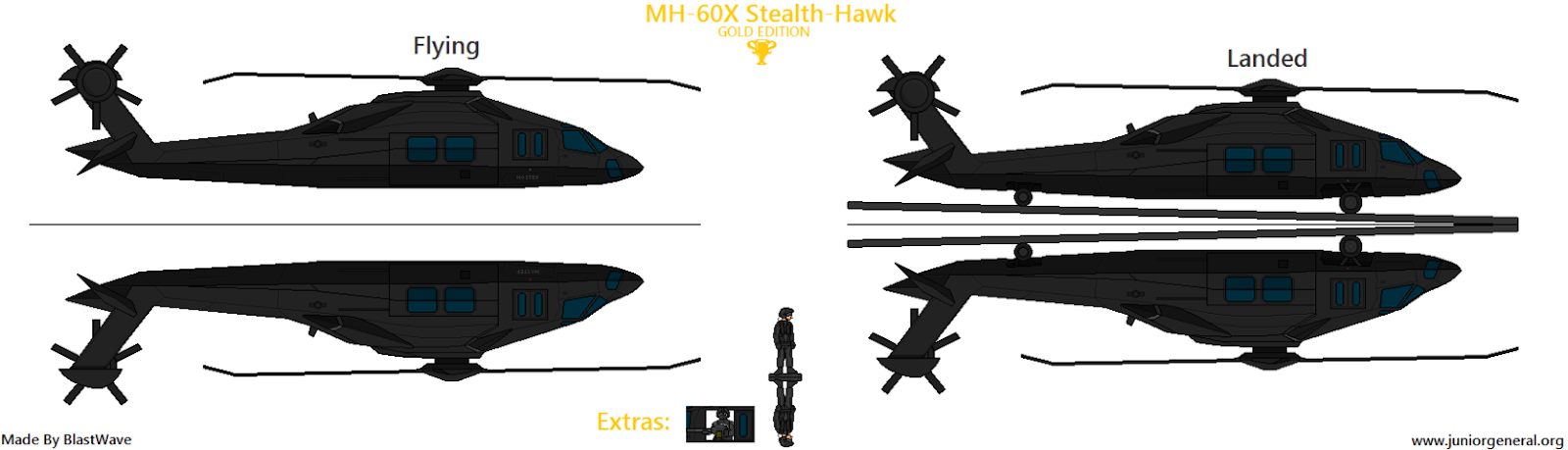 SI VIS PACEM, PARA BELLUM: L'elicottero MH-X Stealth Black Hawk.