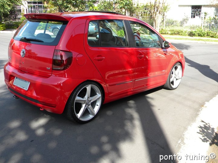 PONTO TUNING: VW Fox + Suspensão Fixa