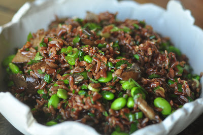 Bite Me: Black Rice and Edamame Bean Salad