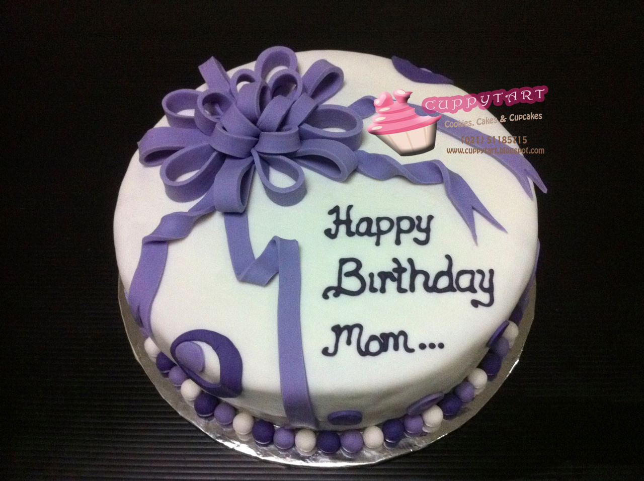 Cuppytart: Birthday Cake for Mommy