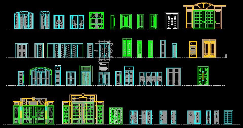 CAD Drawings Free Download: Entrance Design - CAD Drawings Download