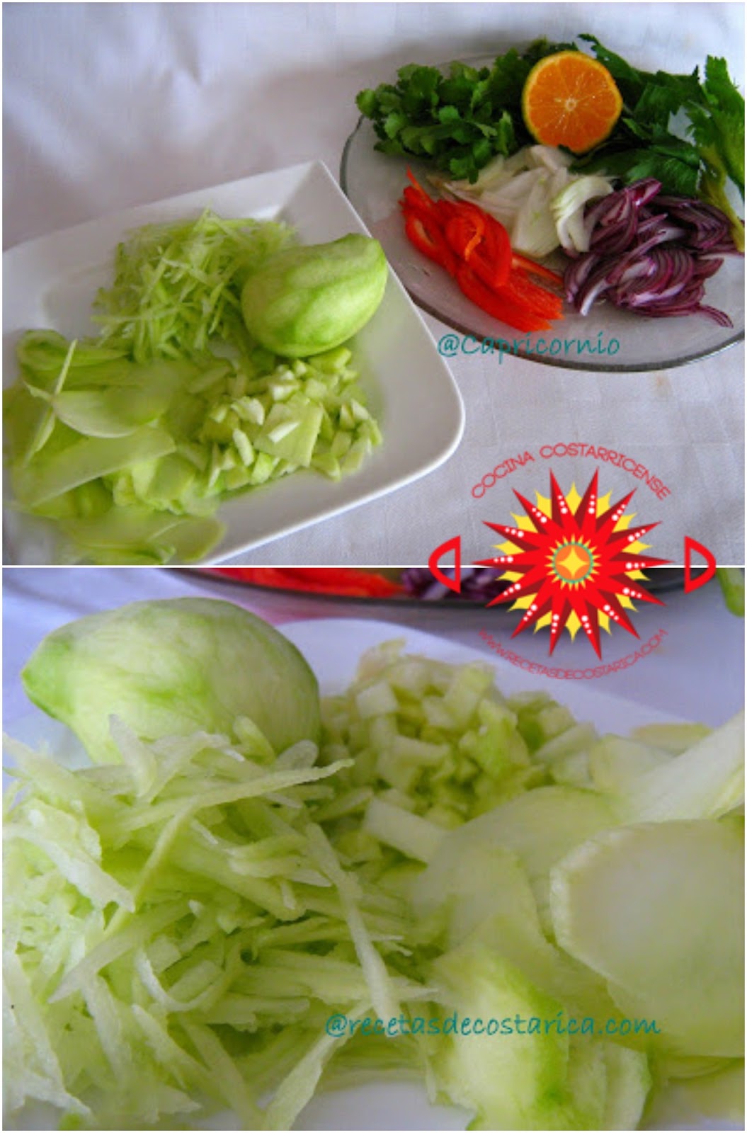 Cocina Costarricense: ceviche mango cele