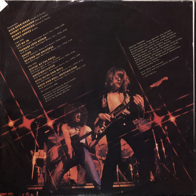 LSquared Imaging: Album Review - Rick Derringer - Derringer Live