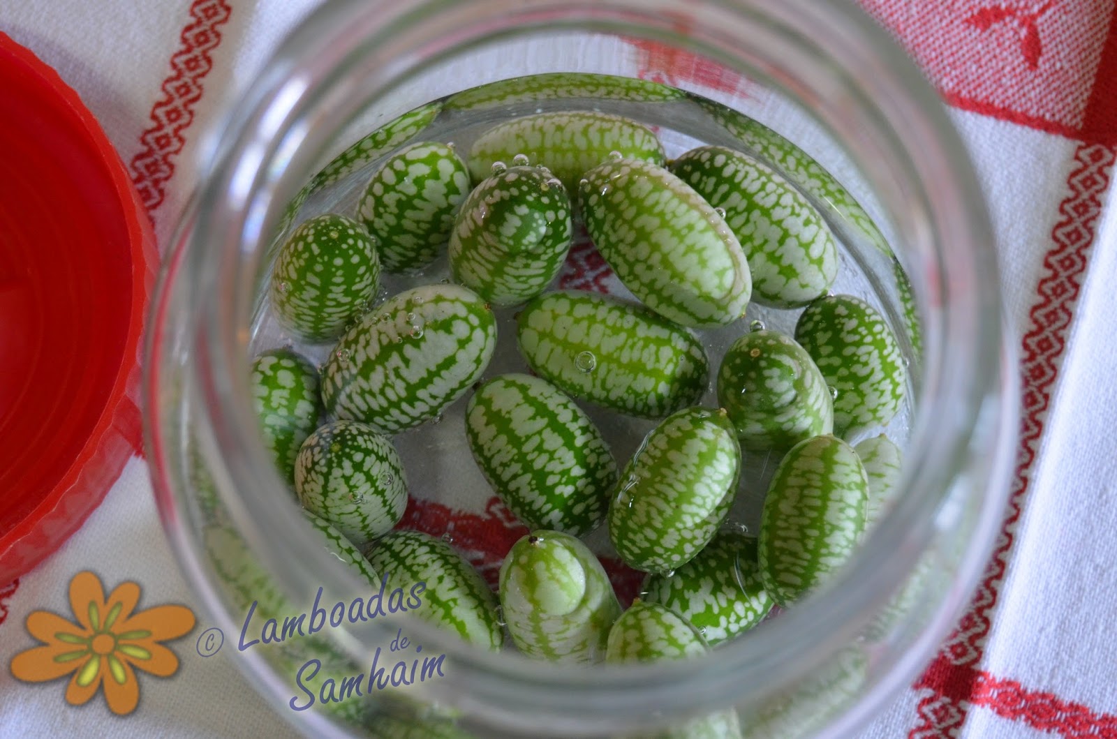 Lamboadas de Samhaim: Pepquiño, mini sandía, cucamelón encurtido
