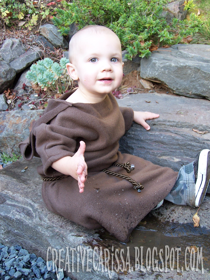 The Littlest Monk: A Halloween Costume How-To | Creative Green Living