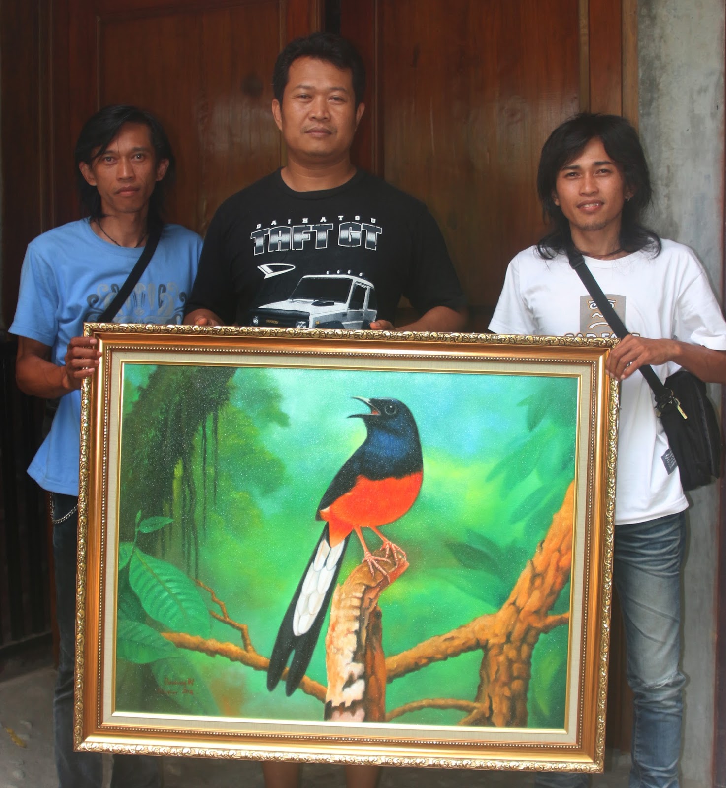 KRESENST ART PAINT STUDIO: LUKISAN BURUNG MURAI