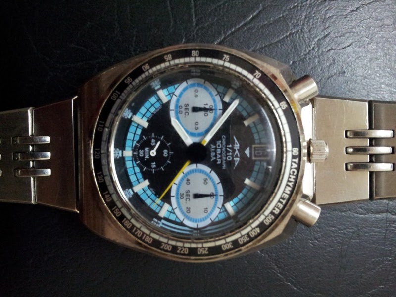 T.R.U.E C.O.L.O.U.R.S: VINTAGE AKA ALBA BULLHEAD WATCH - SOLD
