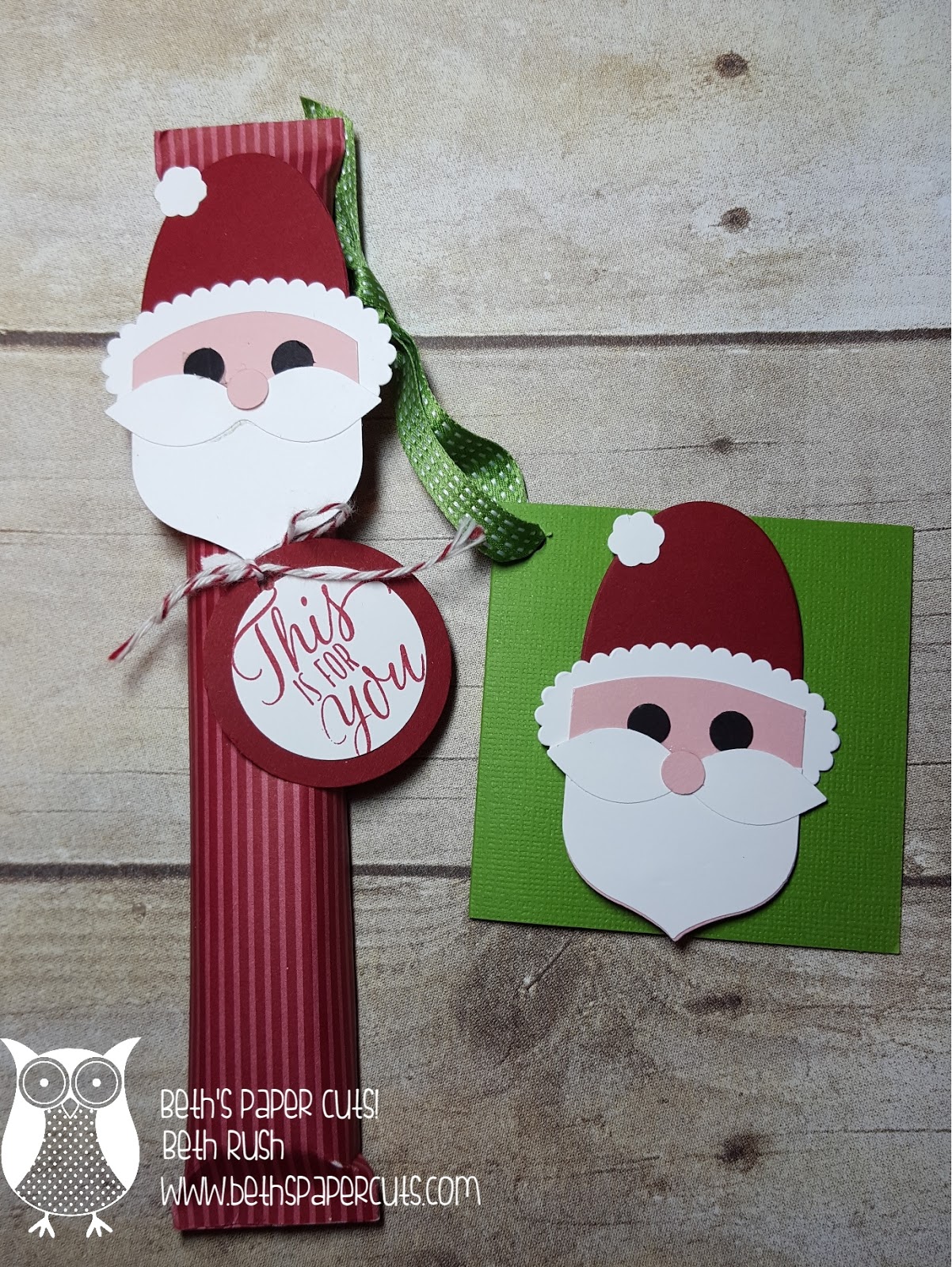 Beth's Paper Cuts: Santa Punch Art