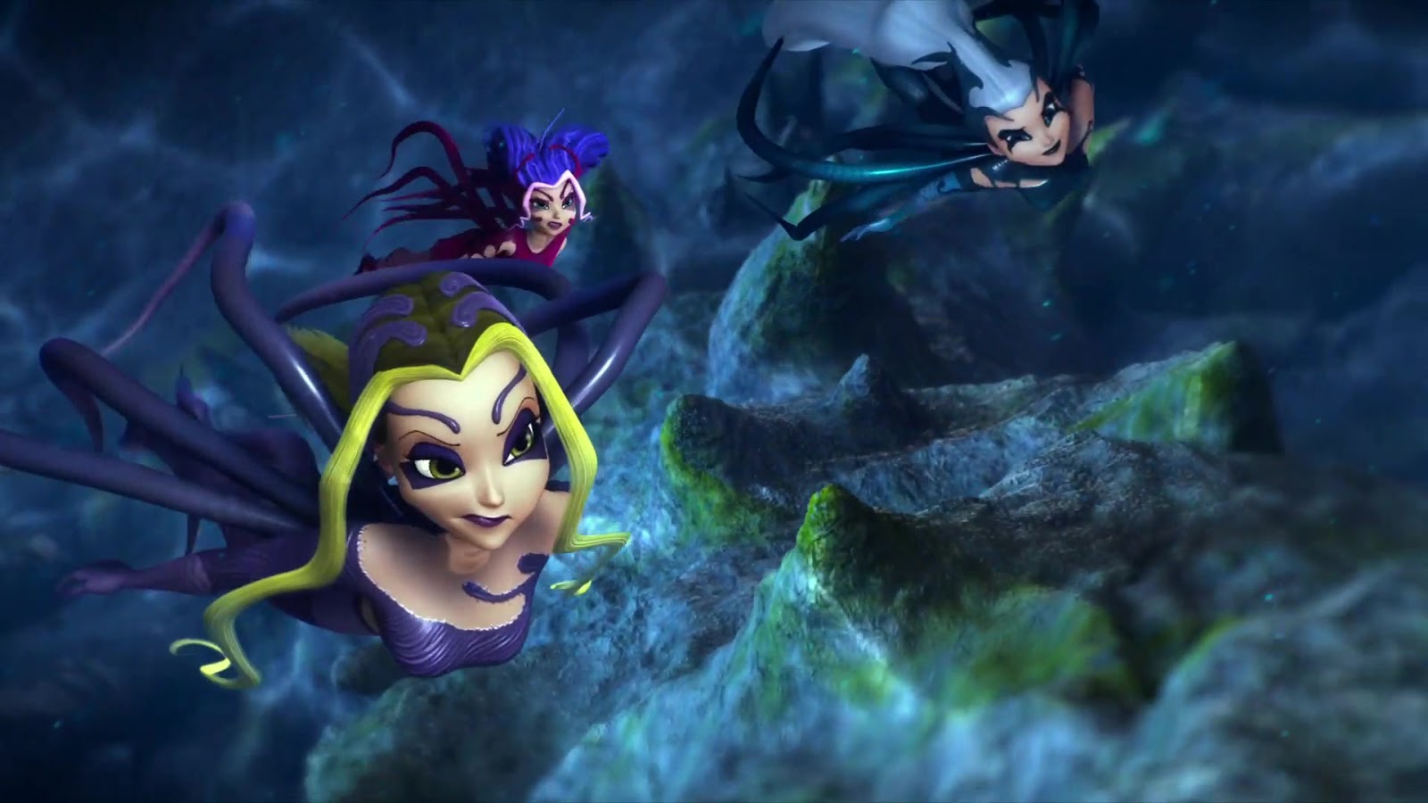 Imágenes Winx Club el Misterio del Abismo: Las Trix luchan entre ellas ...
