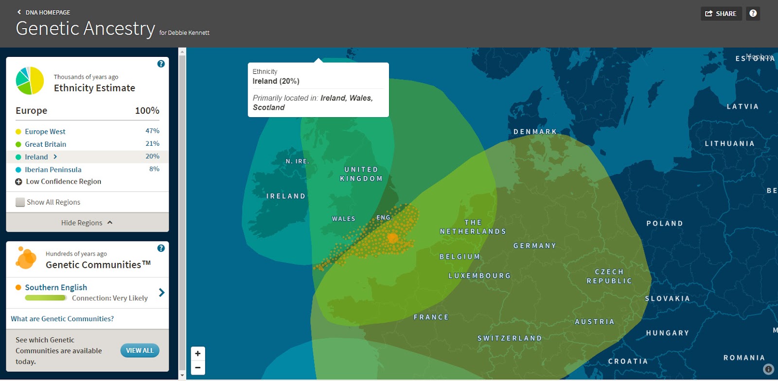 Cruwys news: AncestryDNA's new Genetic Communities have arrived