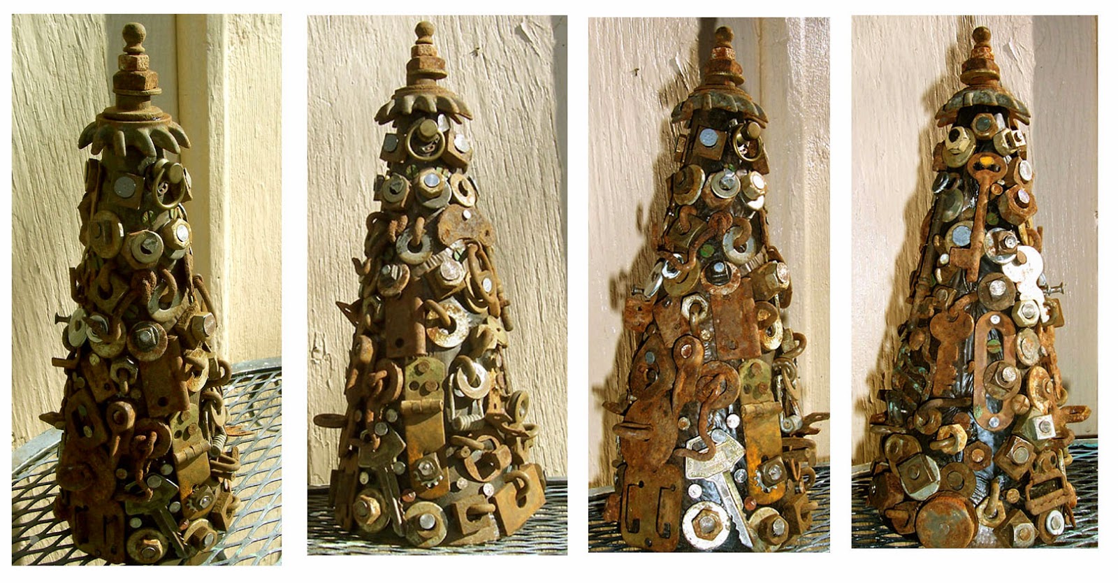 Saturdays Vintage Finds: Rusty Bits & Pieces Christmas Tree