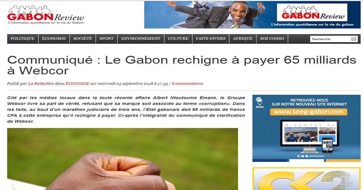 THE WEBCOR CASE. L’AFFAIRE WEBCOR