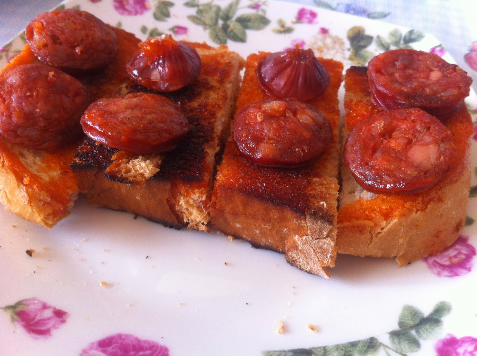 Recetillas Facilillas: Pincho de chorizo