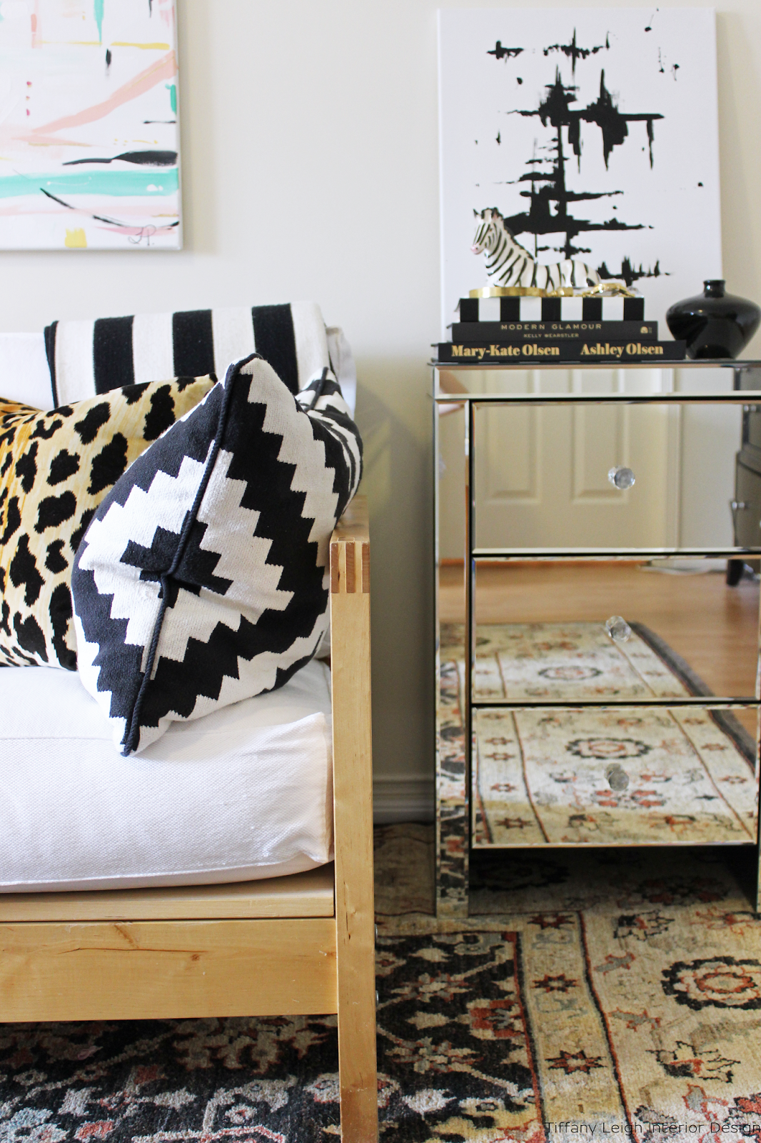 Leon's Mirrored Side Table - Styled 3 Ways | Home Decorating Ideas