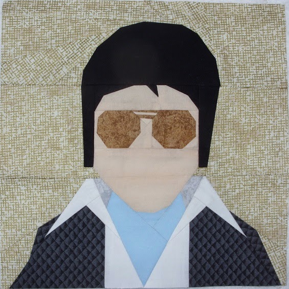 Elizabeth's Quilt Projects: Paper-Piece Elvis