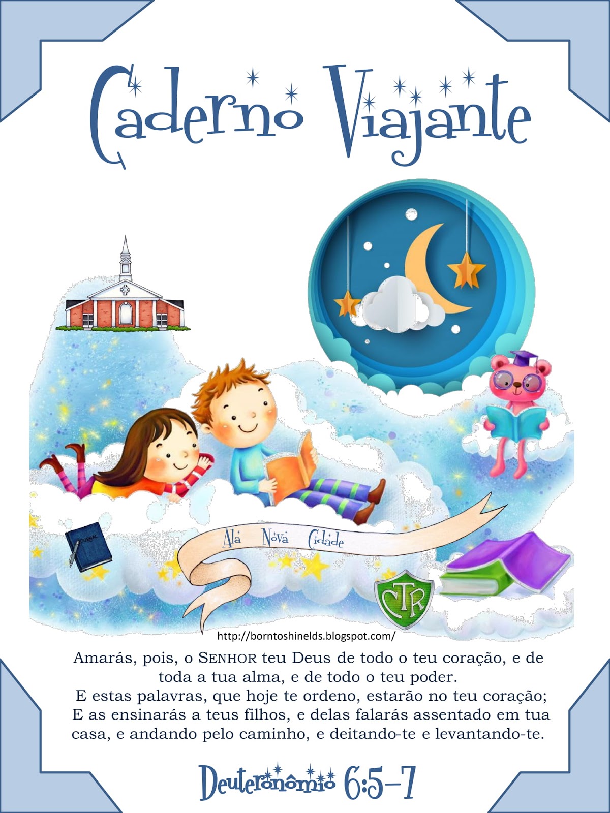 Born to shine ★ LDS: Caderno Viajante-Vem e,segue-me